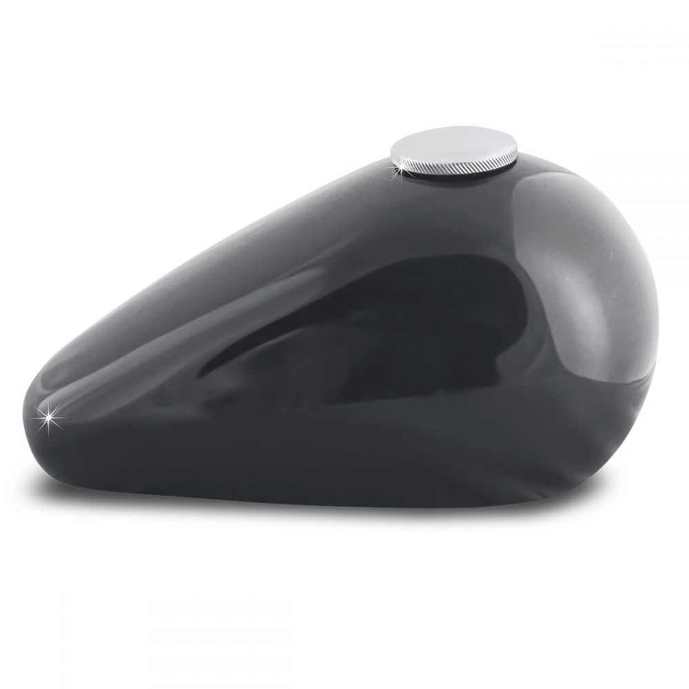 Jet Black Motorcycle Gas Tank Urn – Funeral Direct